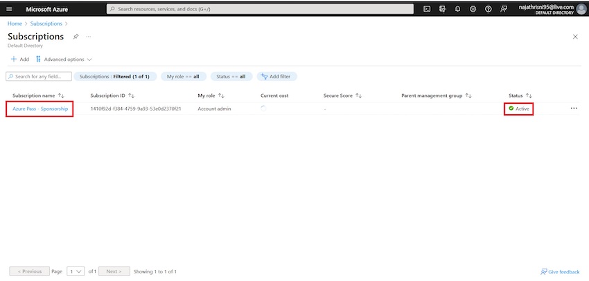 How To Active Azure Account Using Azure Pass 